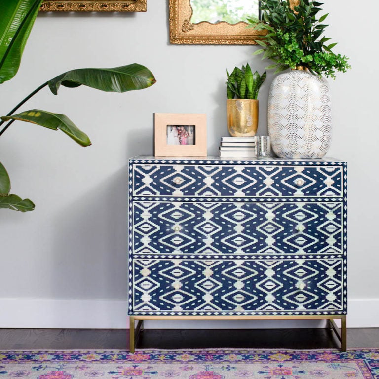 A Pink Entryway - Paisley & Sparrow