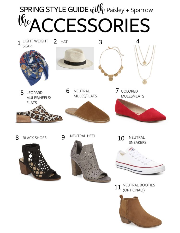 Spring Style Guide + Spring Capsule Wardrobe - Paisley & Sparrow