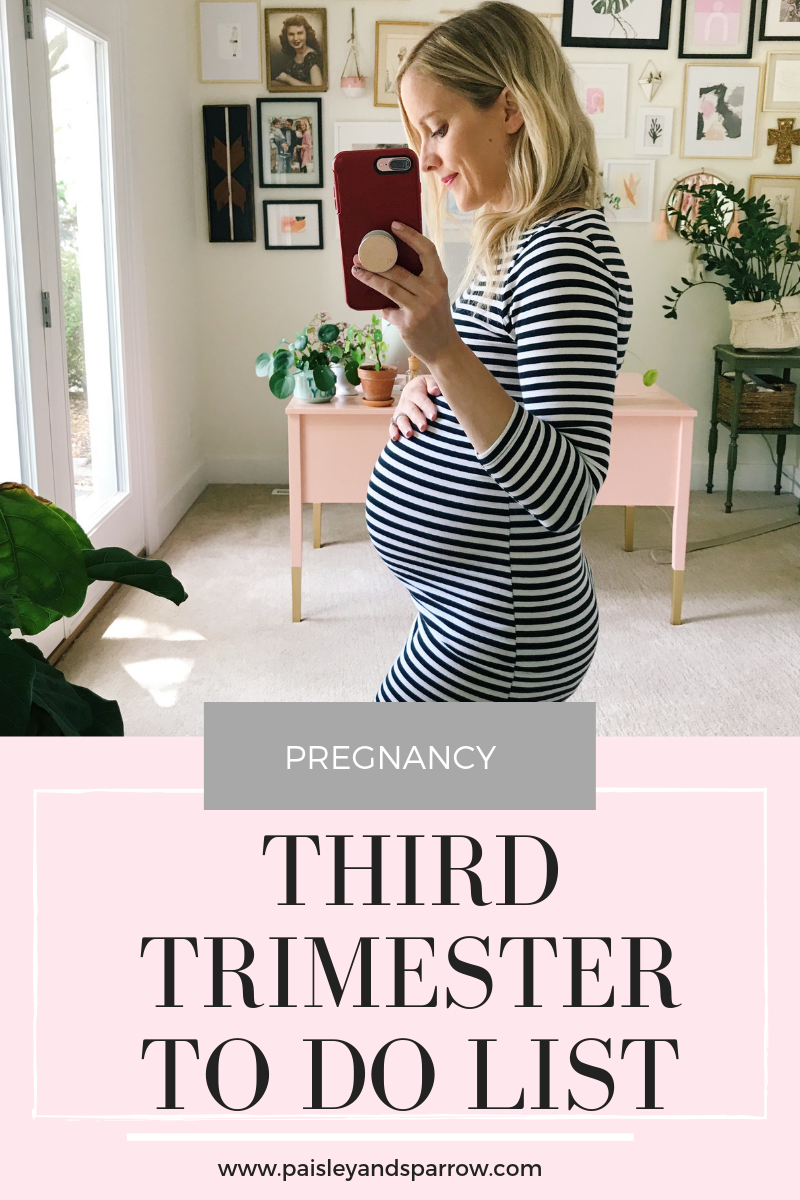 Third Trimester Checklist For Mom, Baby + Family [FREE PRINTABLE ...