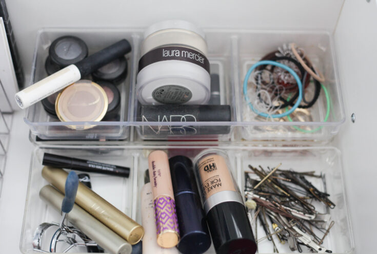 How to Organize Makeup Drawer in 5 Easy Steps - Paisley & Sparrow