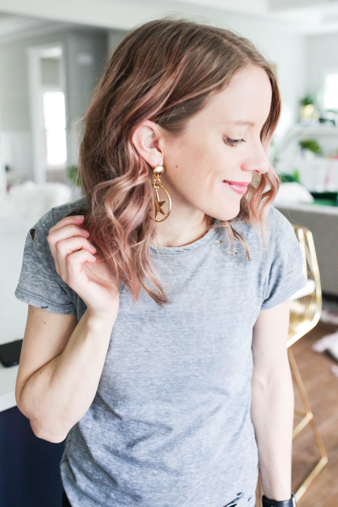 Kristin Ess Rose Gold Temporary Tint Review - Paisley & Sparrow