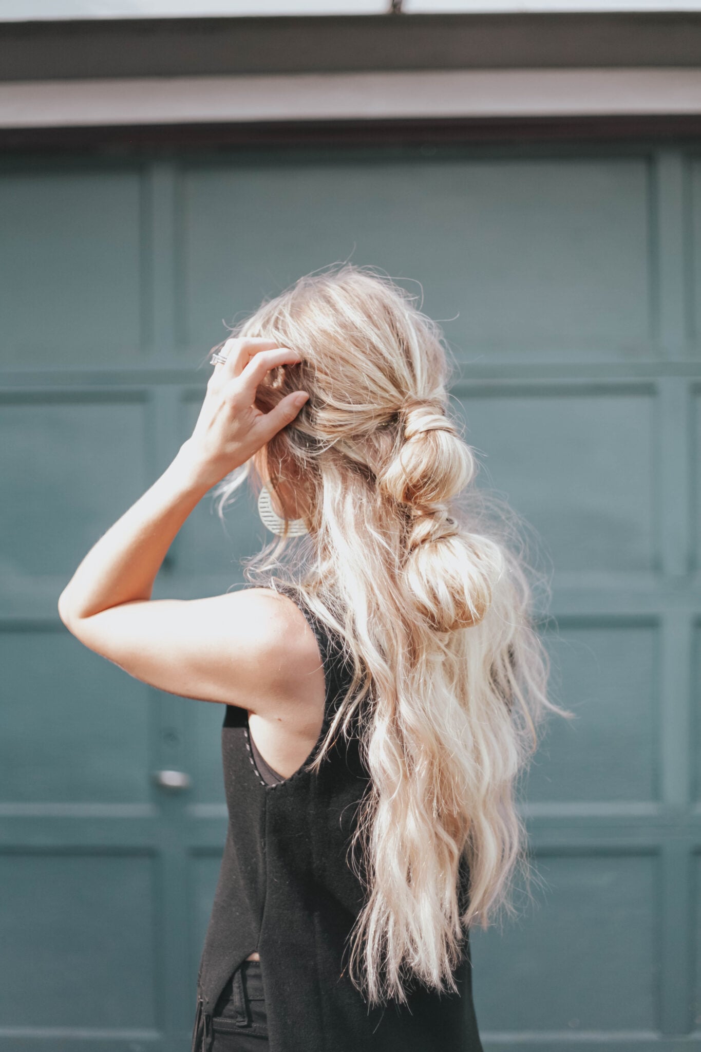 Easiest Bubble Ponytail Tutorial - Paisley & Sparrow