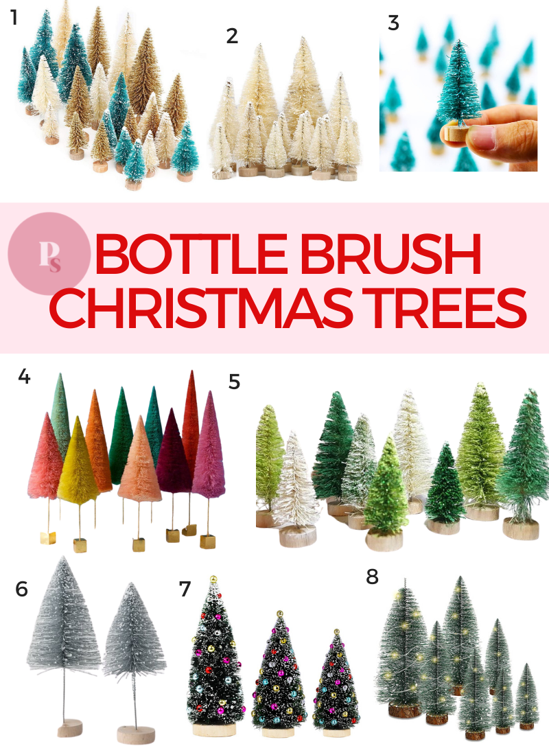 Bottle Brush Christmas Trees: Best Decor Ideas + Where to Buy Them ...
