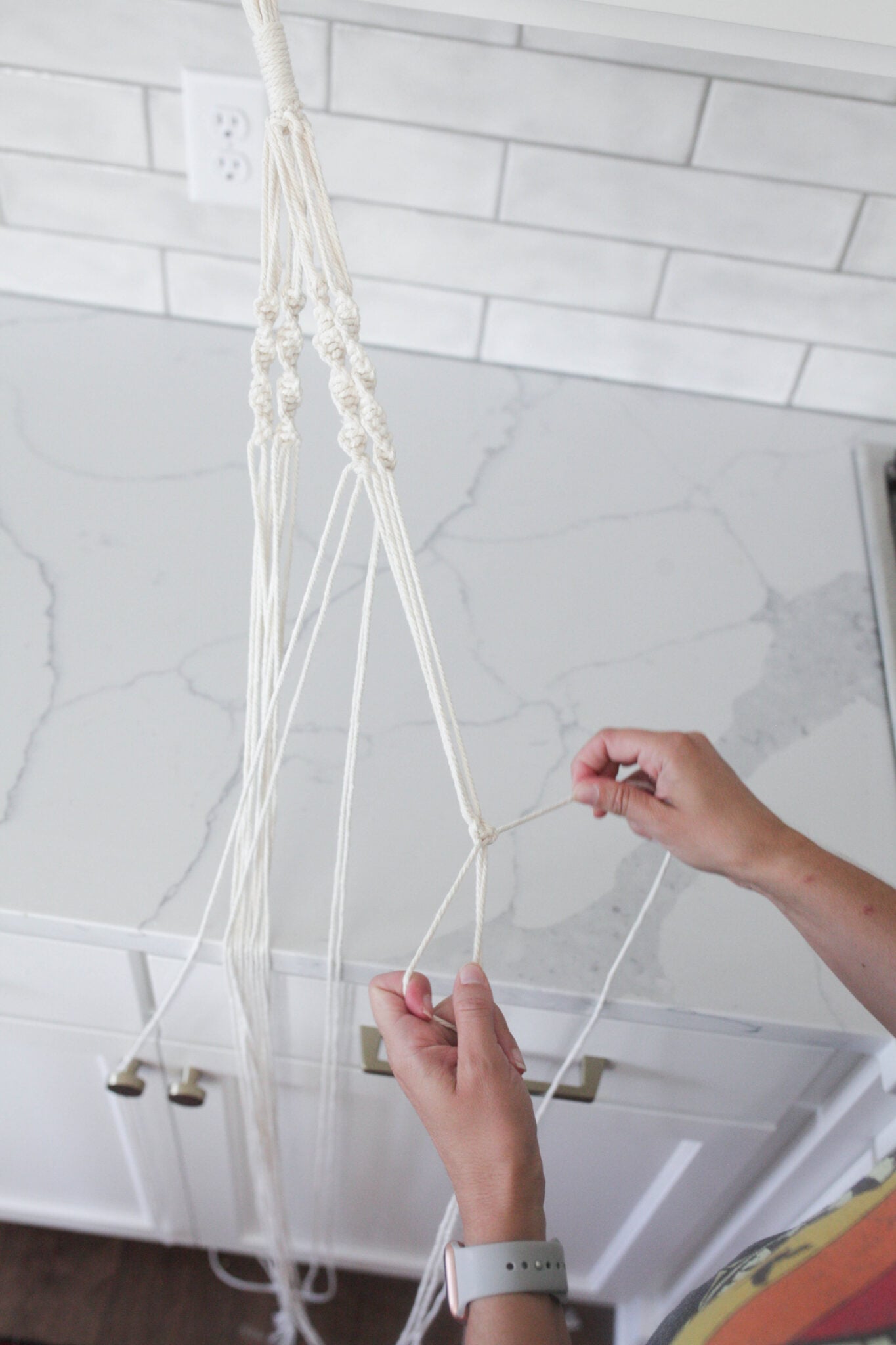 DIY Macrame Plant Hanger Tutorial (+ Video) - Paisley & Sparrow
