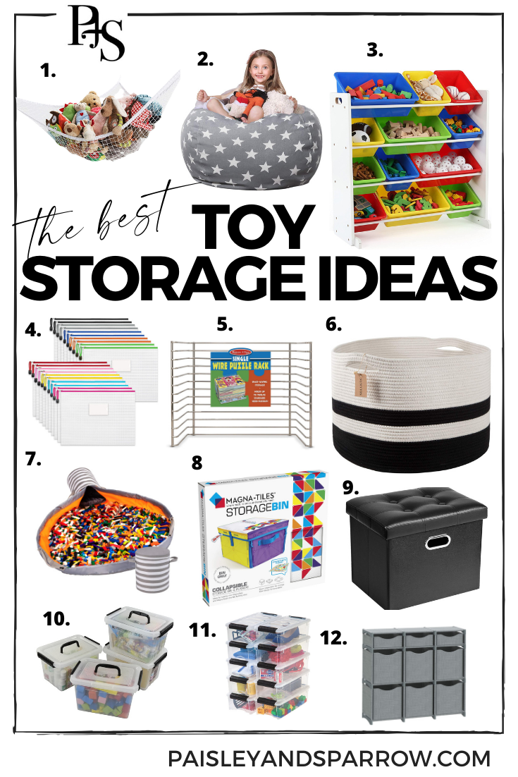 How to Organize Toys & 12 Toy Storage Ideas - Paisley + Sparrow