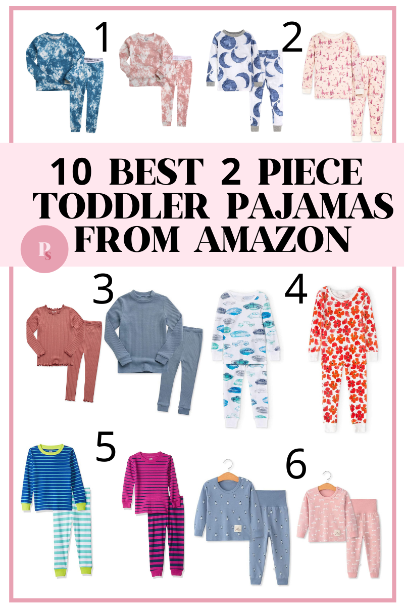 6 Best 2 Piece Toddler Pajamas on Amazon - Paisley & Sparrow