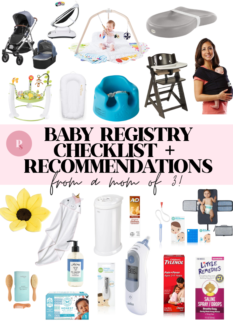 Baby Registry Checklist (+ Free Printable) by a Mom of 3! - Paisley ...