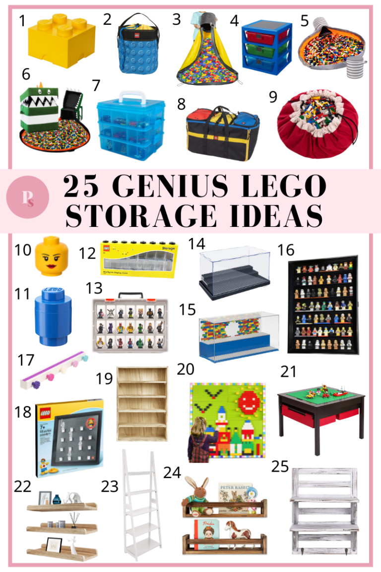 25 Genius Lego Storage Ideas - Paisley & Sparrow