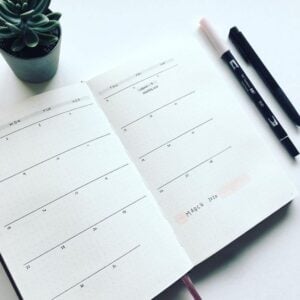 31 Best Ideas for Simple Bullet Journal Layouts - Paisley & Sparrow