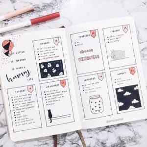31 Best Ideas for Simple Bullet Journal Layouts - Paisley & Sparrow