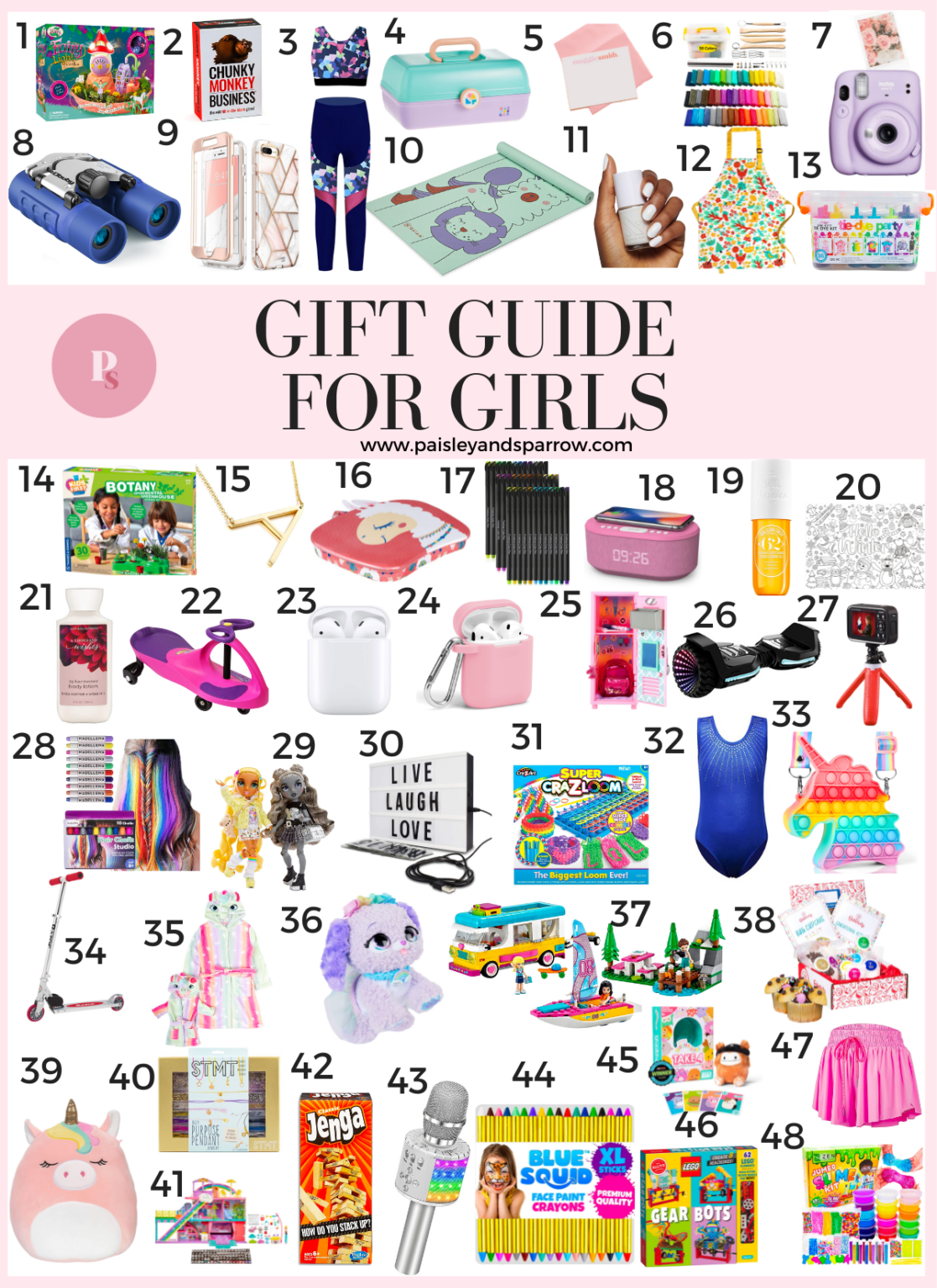 48 Perfect Gift Ideas for Girls (2023) - Paisley & Sparrow
