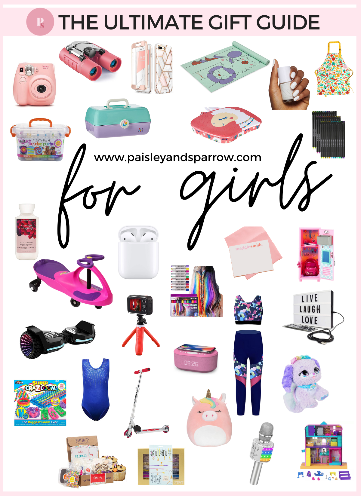 43 Perfect Gift Ideas For Girls 2022 Paisley Sparrow