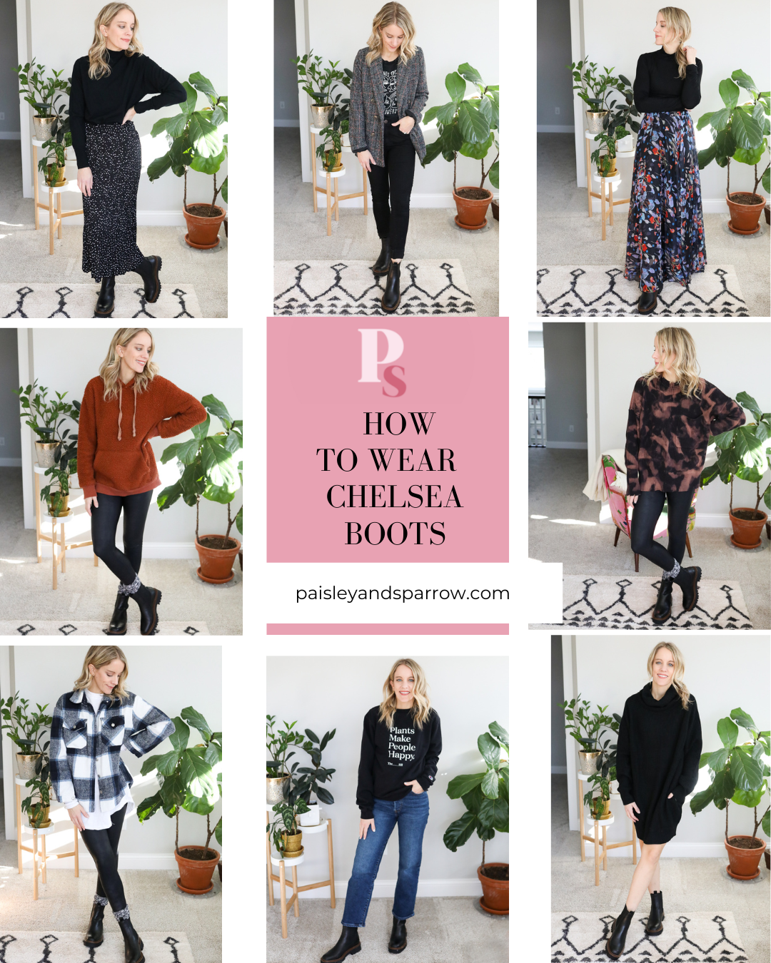 How to Wear Chelsea Boots - 19 Outfits & 9 Boot Options - Paisley & Sparrow