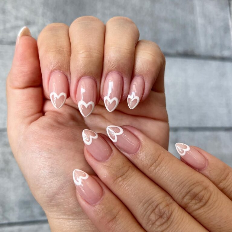 White French Tip Nail Designs - 22 Modern Ideas - Paisley & Sparrow