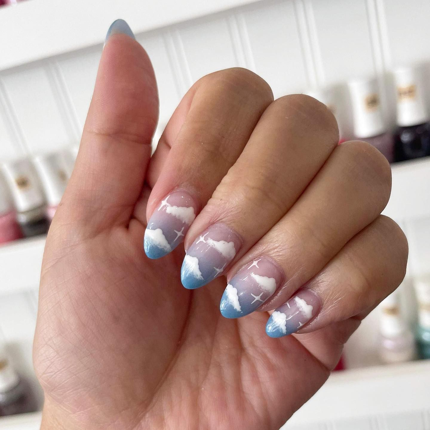 17 Cute Cloud Nail Designs - Paisley & Sparrow