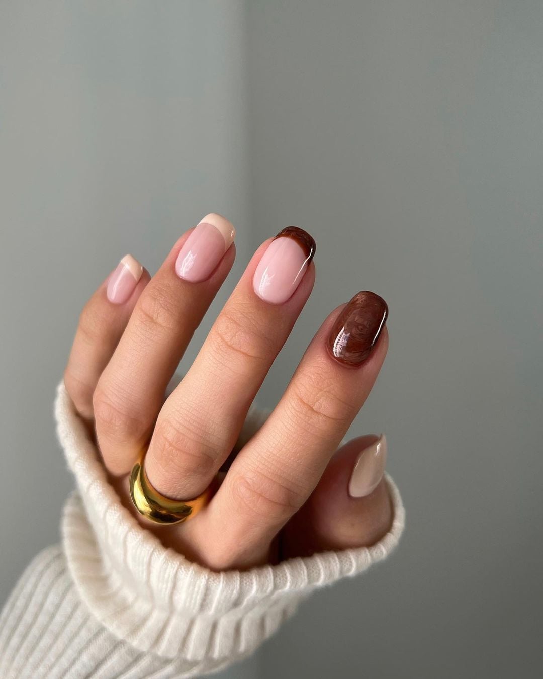 23 Best Brown Nail Designs for Your Next Manicure - Paisley & Sparrow