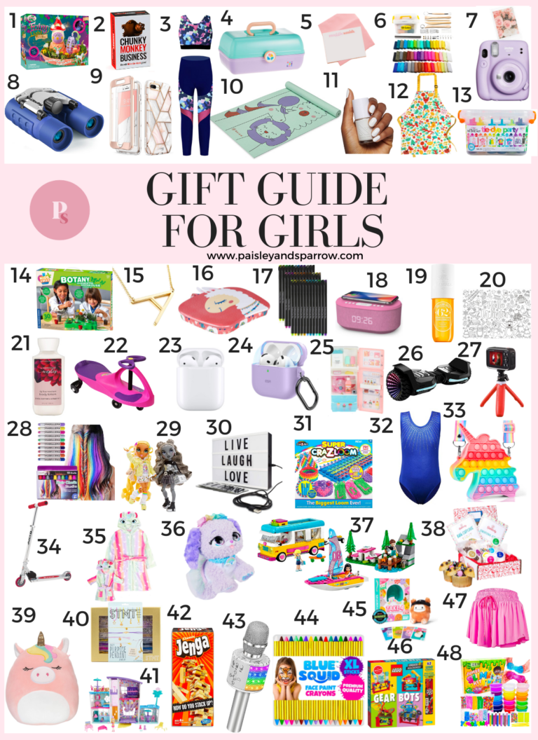 48 Perfect Gift Ideas for Girls (2024) - Paisley & Sparrow