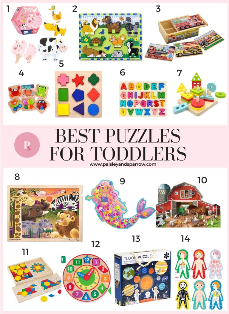 14 Best Puzzles for Toddlers + Kids (2025) - Paisley & Sparrow