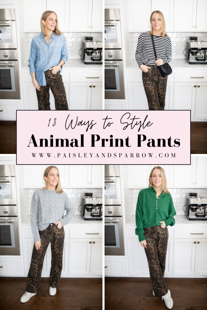 Wild Style: How to Style Leopard Print Pants 13 Different Ways ...