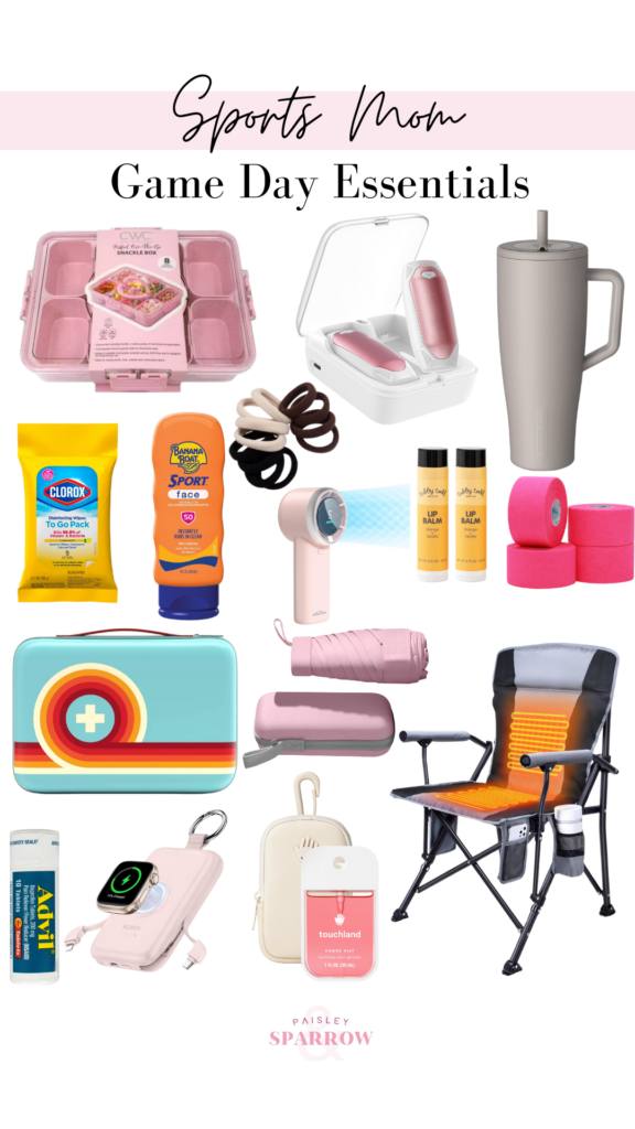 What's In My Game Day Bag? 9 Sports Mom Essentials - Paisley & Sparrow